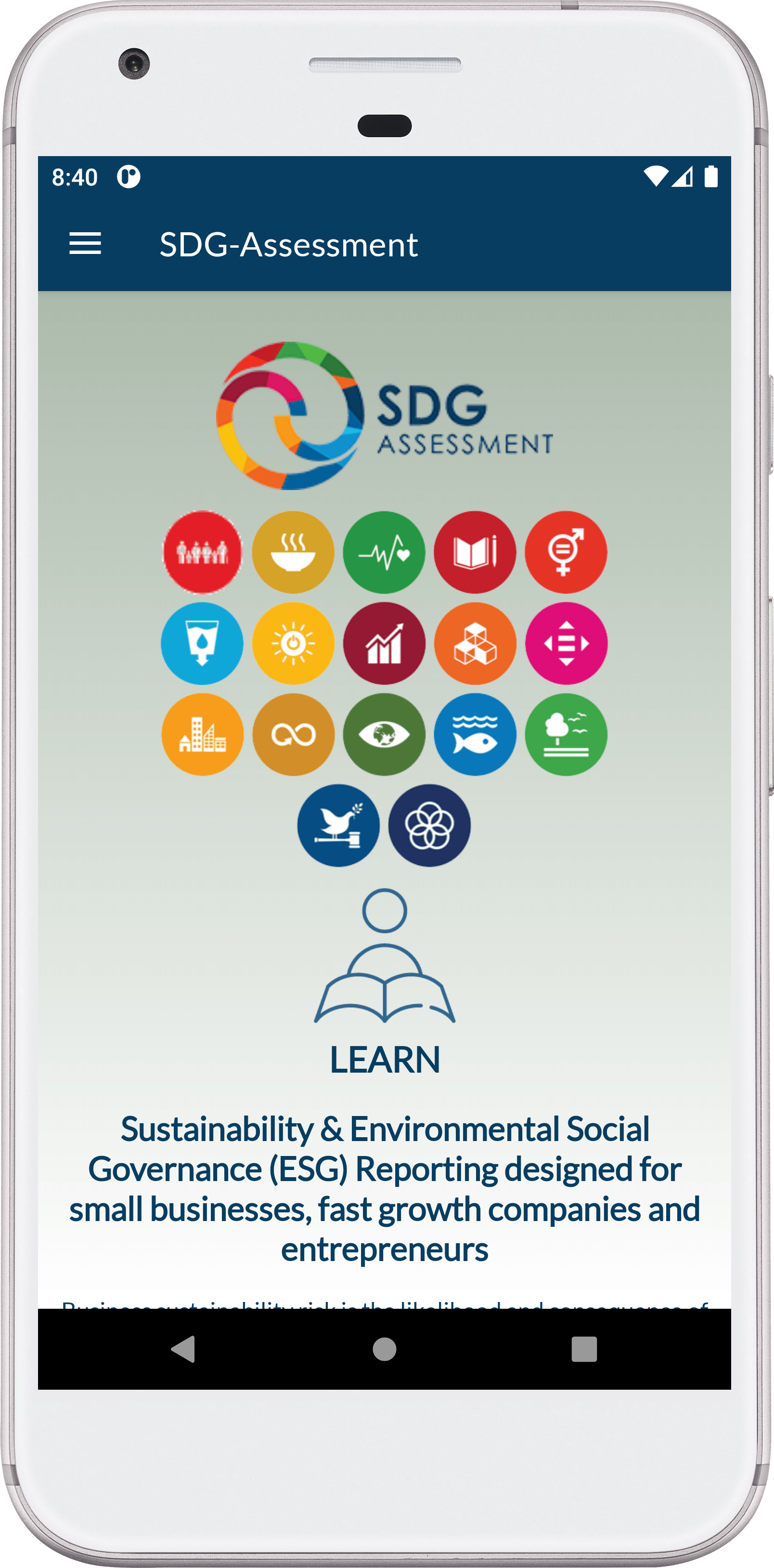 Reality of Climate Change Hits our Team! - SDG Assessment
